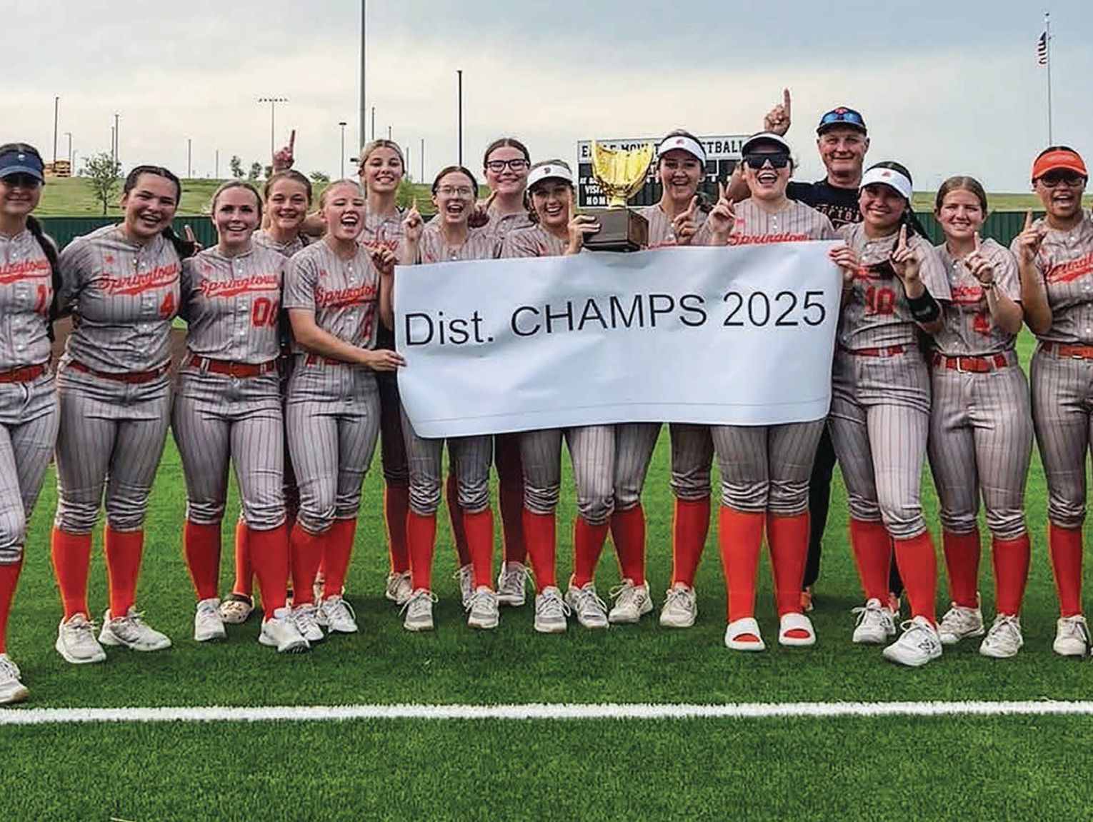 Lady Pines are district champs!