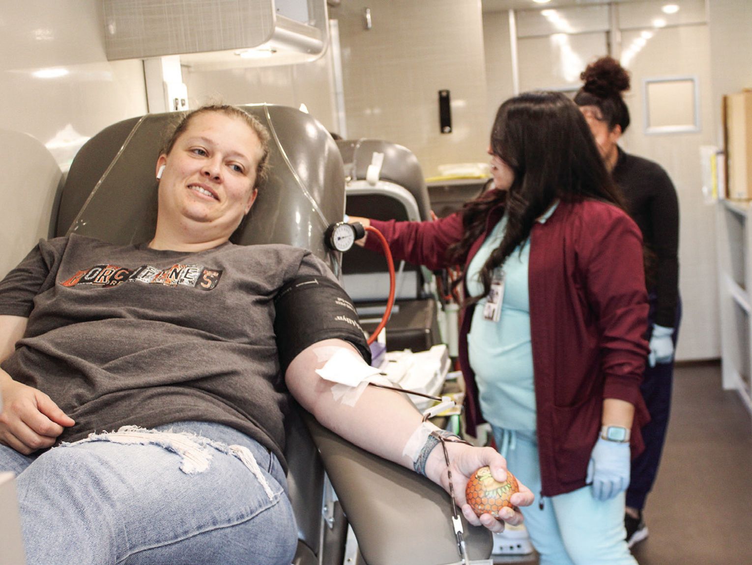 Springtownians donate blood at City Hall